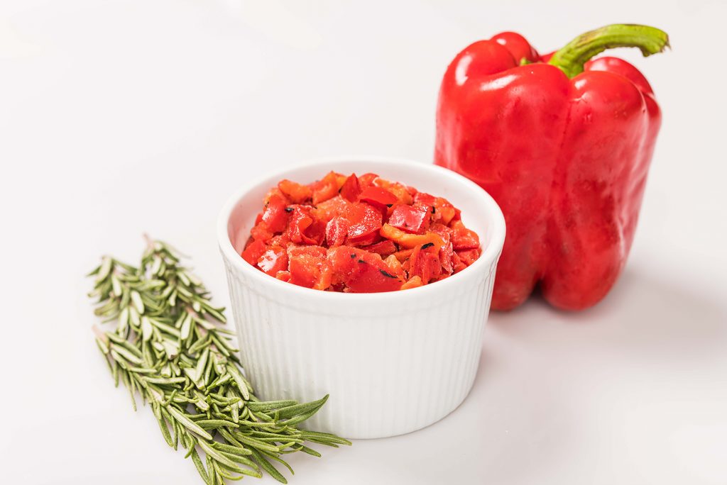 Farmfresh Fine Foods - Processed Vegetables - Roasted Red Capsicum IQF